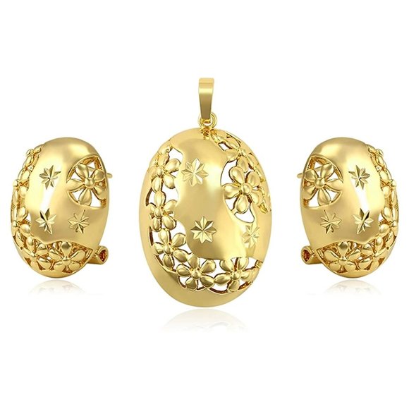 Charles Delon | Jewelry | Charles Delon Pendant Earrings Jewelry Set ...